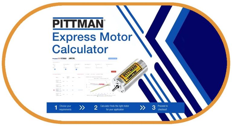 La plataforma Pittman Express permite seleccionar el motor adecuado